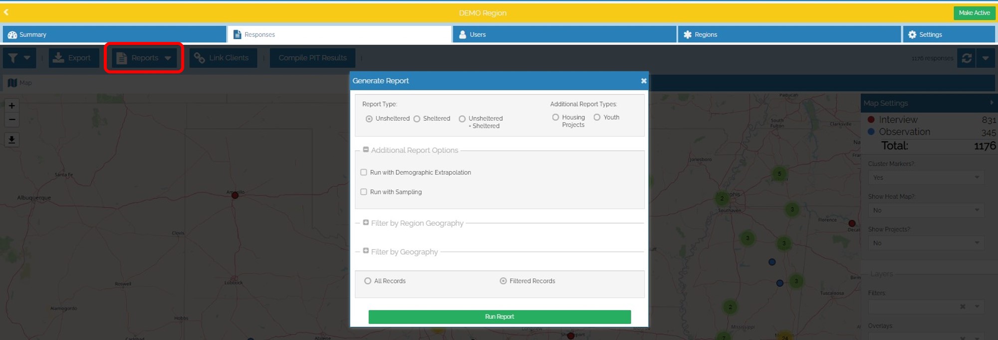 How can I generate a HUD-compliant Point in Time report from the Command Center? - PointinTime.info